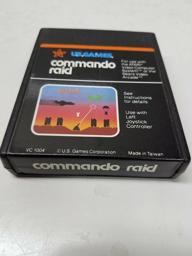 Atari 2600 game Commando Raid By US Games Tested & FREE SHIP | eBay