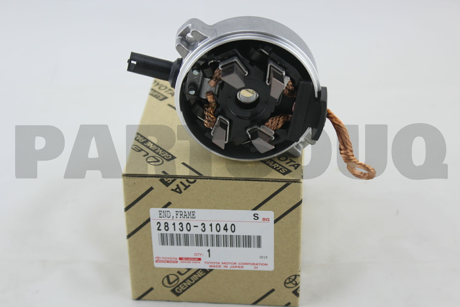 2813031040 Genuine Toyota FRAME ASSY, STARTER COMMUTATOR END 28130 ...