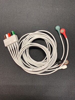 Mindray Datascope ECG, EKG Cable 3-Lead Button PM8000 PM9000 | eBay