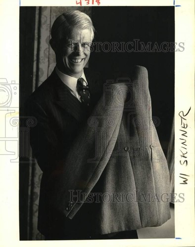 1984 Press Photo Michael Skinner, British tailor, in New Orleans ...