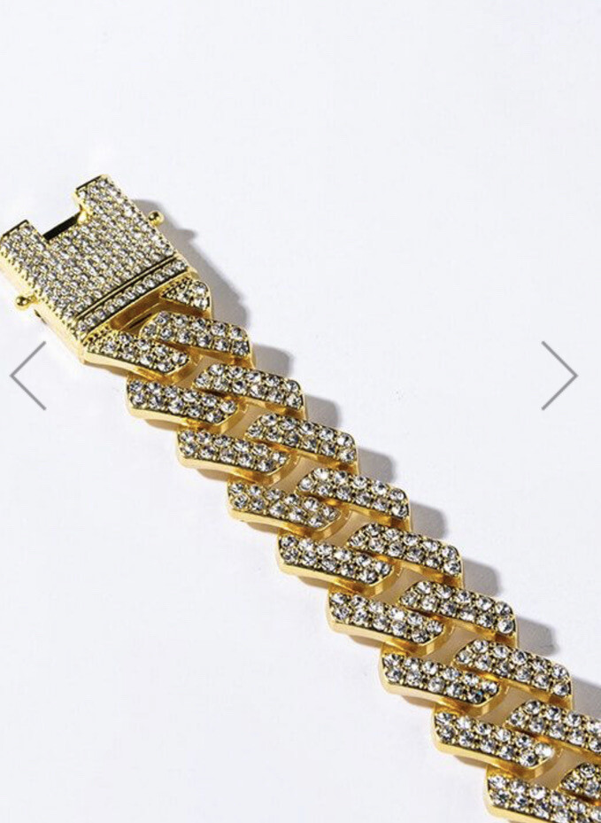 CUBAN STRAIGHT EDGE CHAIN ANKLET | eBay