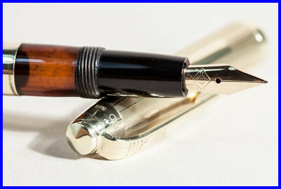 FEND SOLID 585 GOLD Füller 14K F Feder KOLBEN FÜLLER 1950 mid century ...