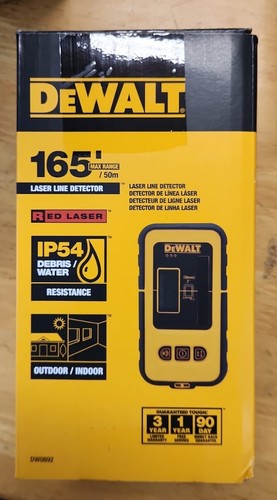 DEWALT DW0892 RED LASER LINE DETECTOR WITH CLAMP | eBay