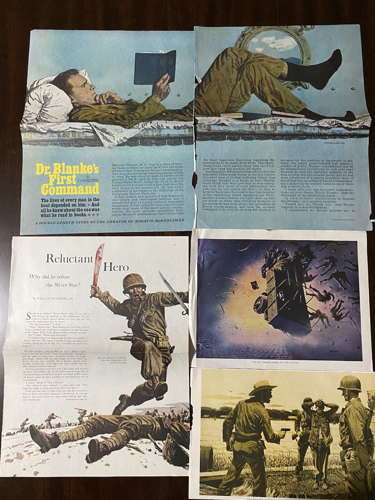 Casualties Of War By Stan Galli American Illustrator Lot Of 5 Art ...