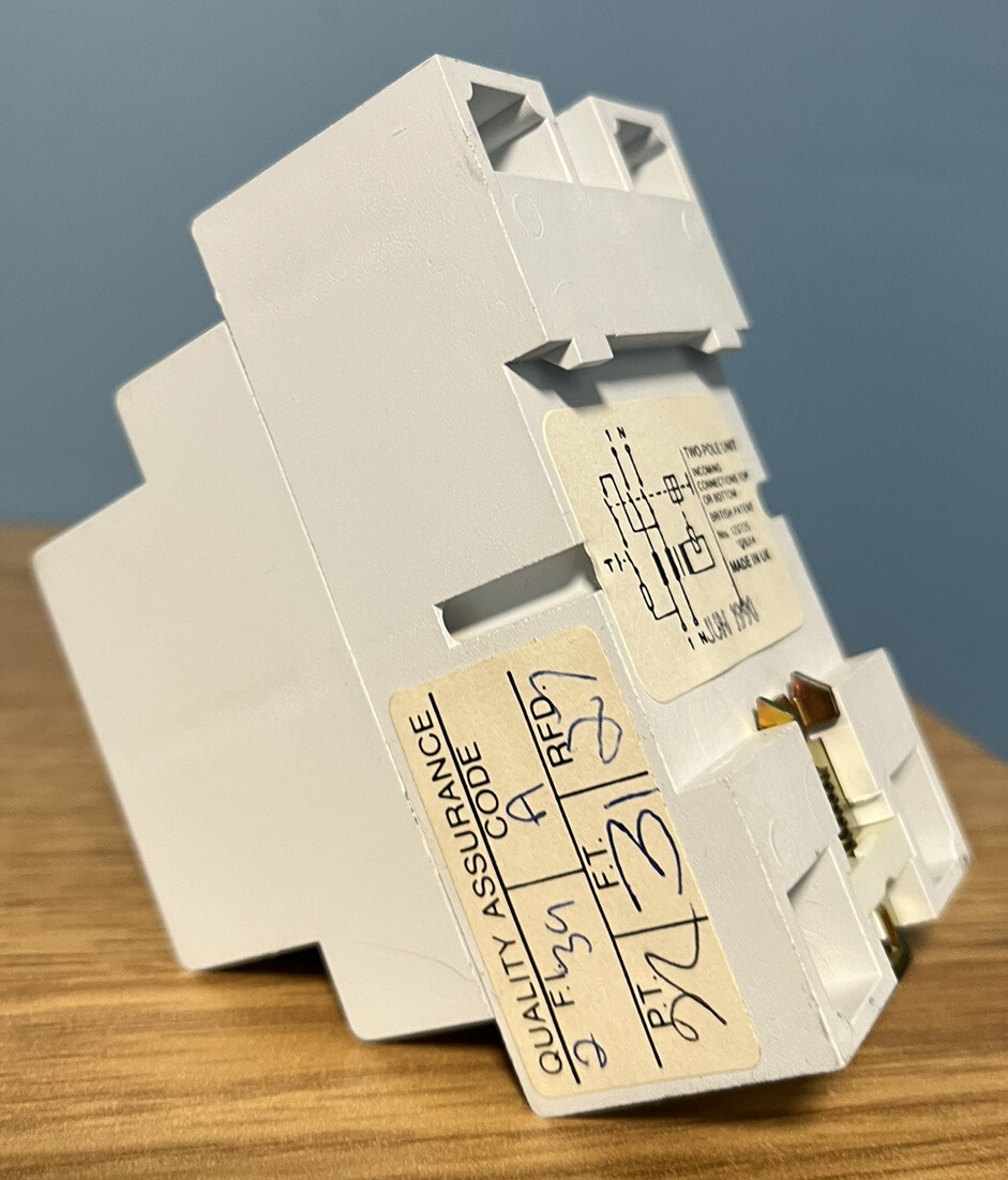 WYLEX WSES 30/2 30 AMP 30mA TRIP BS4293 DP 240V 30a LOAD RCD RCB RCCB ...