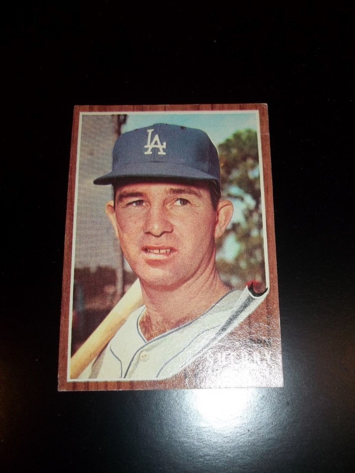 1962 Topps #238 Norm Sherry L.A. Dodgers Baseball Card EUC | eBay