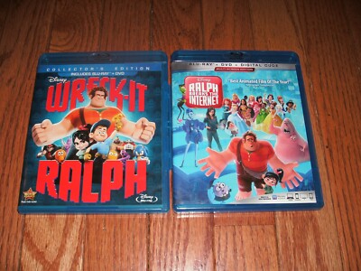 Disney Pixar's Wreck it Ralph and Ralph Breaks the Internet set on Blu ...
