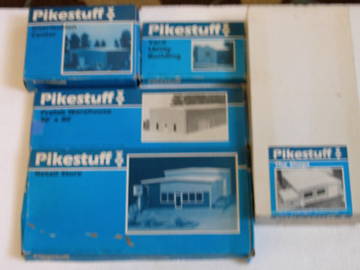 5 HO Pikestuff Industrial-Railroad Building Kit Lot | eBay