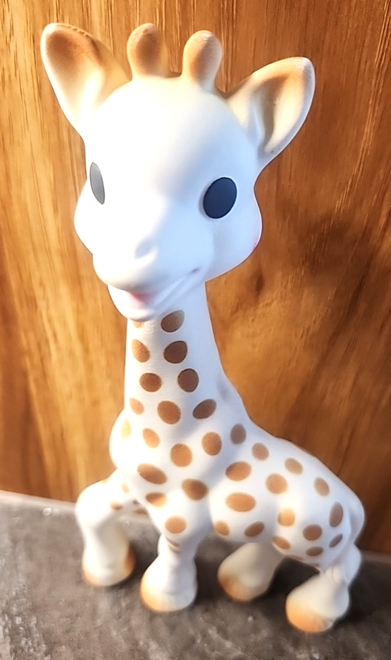 Sophie The Giraffe Rubber Squeaker Squeaky Toy 7" Teether Toy Teething ...