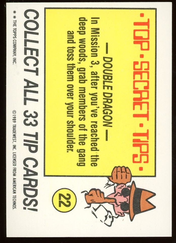 1989 Topps Nintendo Rescue Zelda Link Sticker Trading Card #22 Double ...