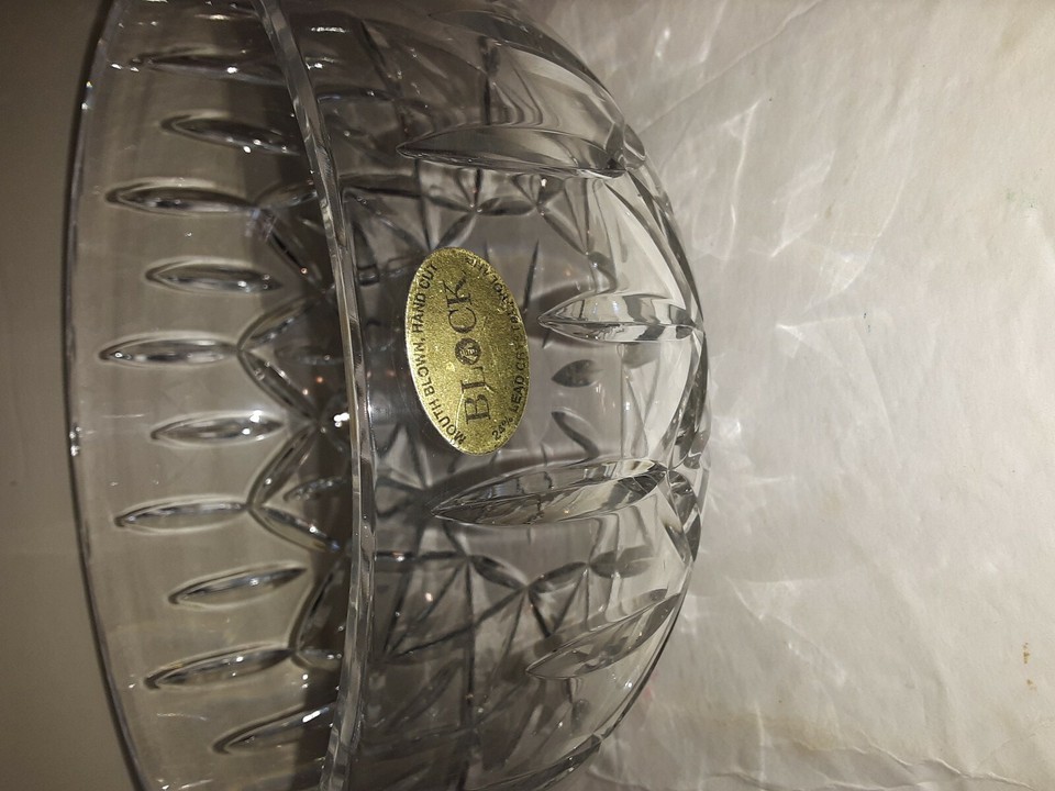 Block crystal glassware | eBay