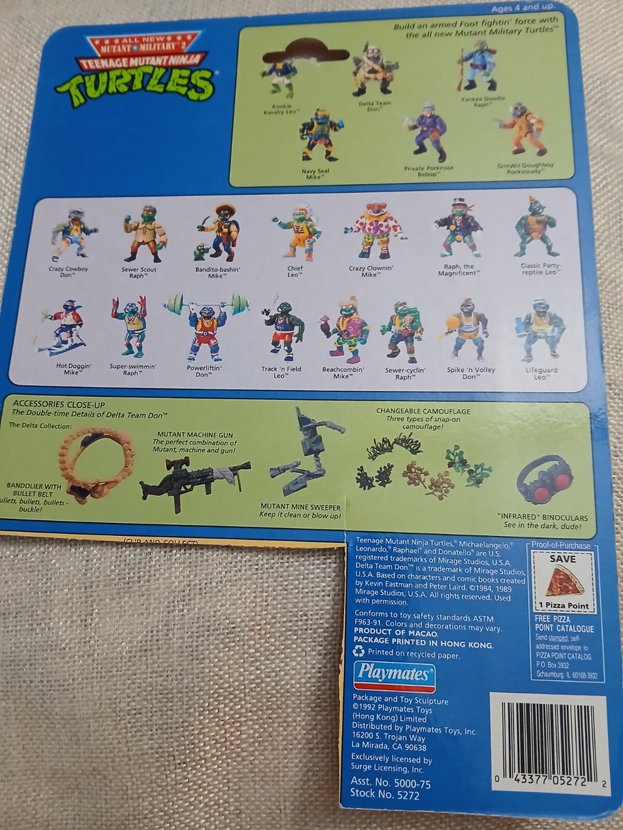 Tortugas Ninja Mutantes Adolescentes Mutant Military 2 Delta Team Don