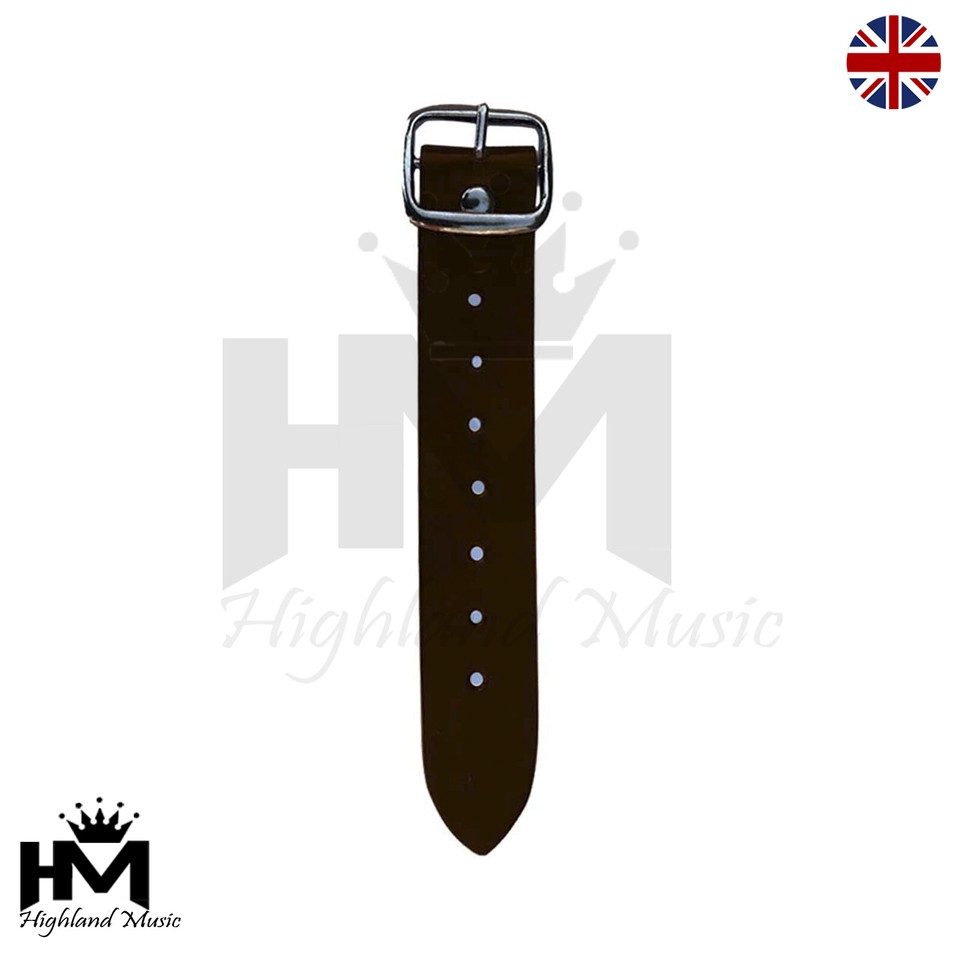 "Genuine Leather Kilt Straps with Buckle - Black (Set of 3)" | eBay