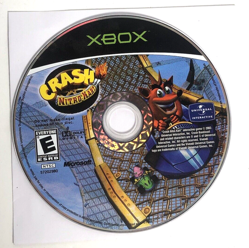 Crash Nitro Kart (Microsoft Xbox, 2003) TESTED Disc Only 20626720298 | eBay
