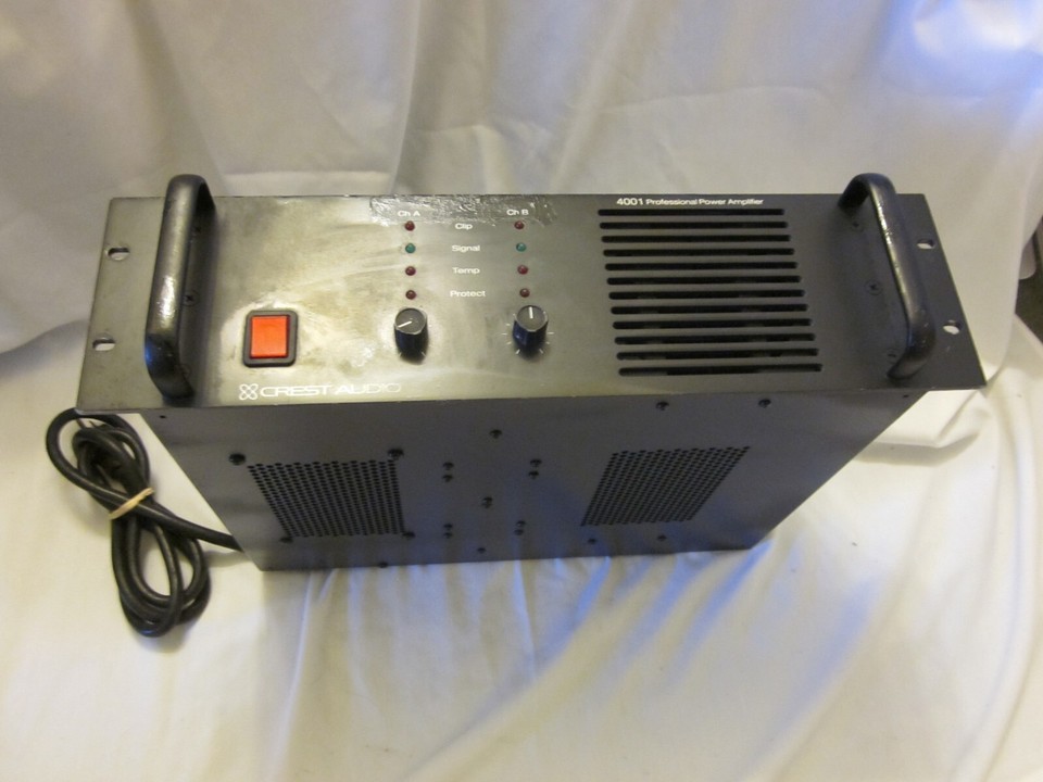 CREST PROFESSIONAL POWER AMPLIFIER MODEL: 4001 | eBay