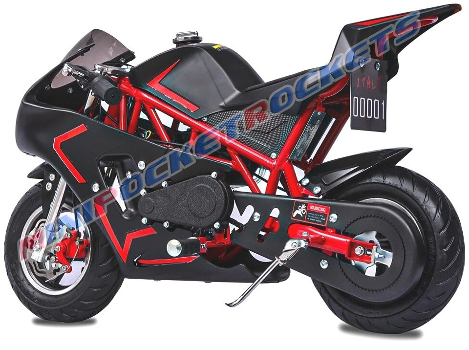 Pocket Rocket Motorcycle | Gas-Powered 40cc Mini Pocket Rocket Bike ...
