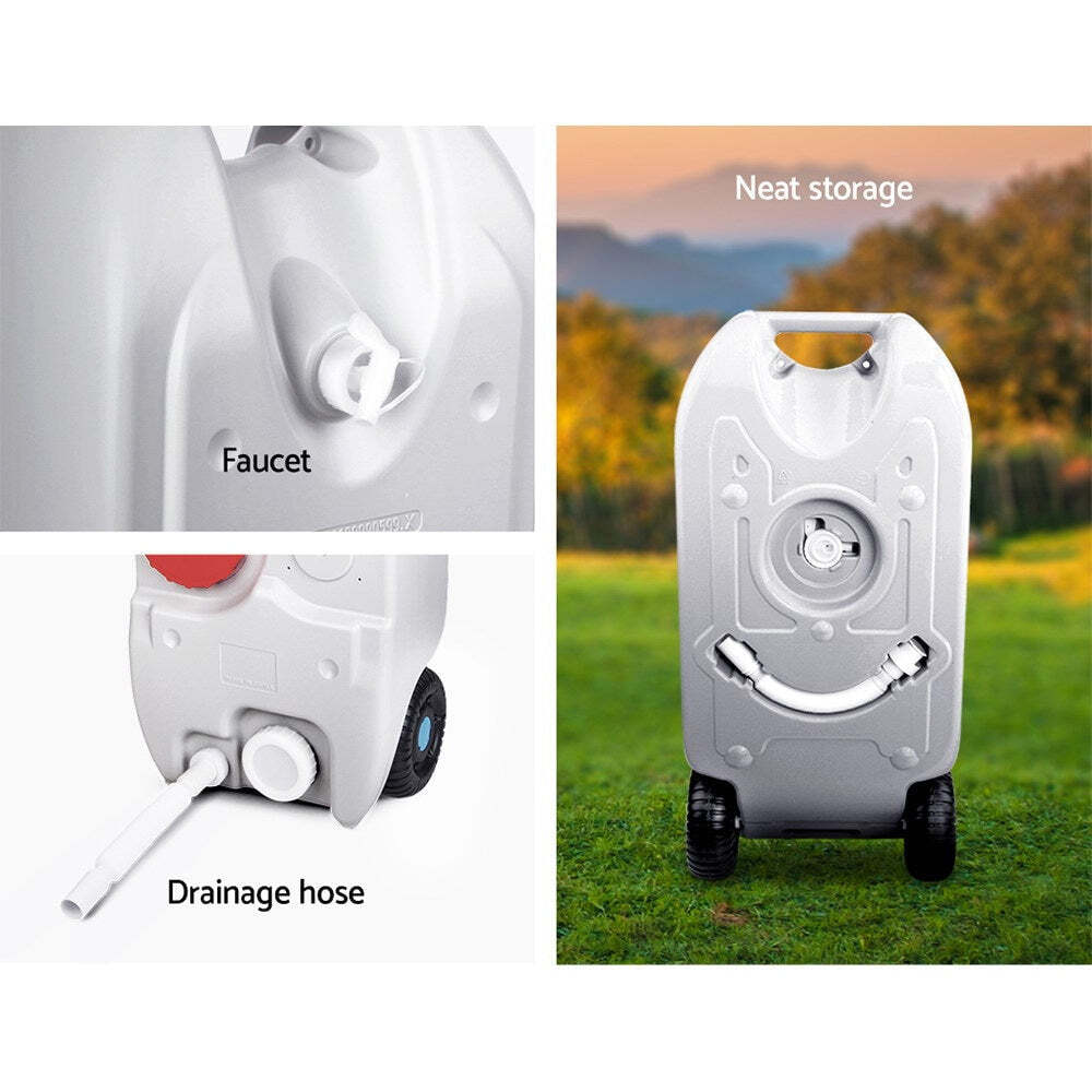Weisshorn Portable Wheel Water Tank | 40L 9350062055113 | eBay