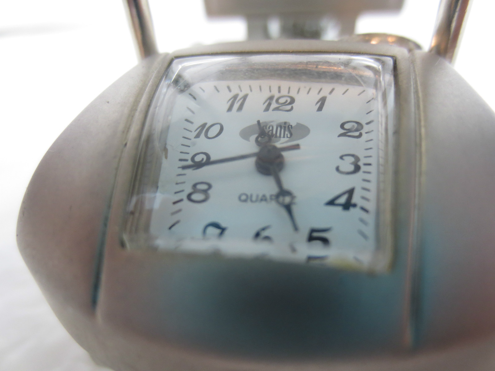 CLOCK SANIS Shelf Desk or Mantel Metal GOLF CART 1.5"x2.5"x2.75", 8 Oz ...