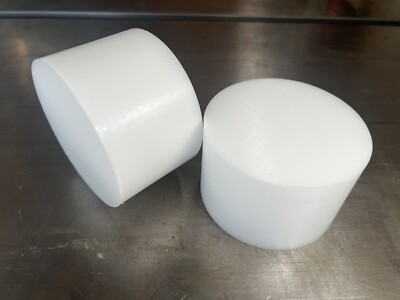 Acetal Round Stock. 4 cylinders. Machinable Engineering Plastic, like ...