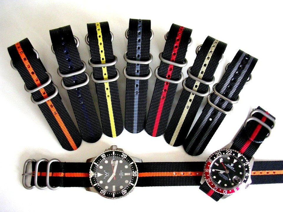 NATO G10 UTC 1pc Military diver watch band Nylon strap NATO ...