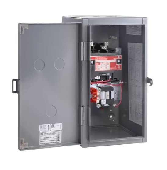 NEW SQUARE D 8903SPG3V02 60AMP 4 Pole LIGHTING CONTACTOR IN ENCLOSURE ...