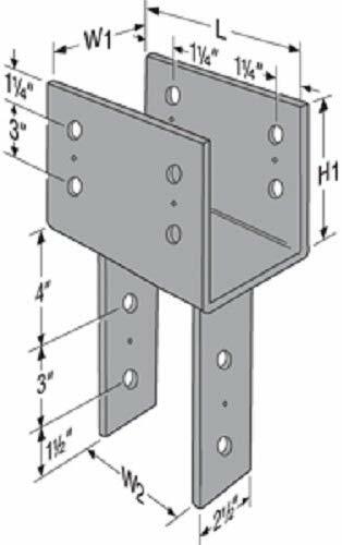 Simpson Strong-Tie CC44 Column Cap 4X Beam, 4X Post 5 Pk | eBay