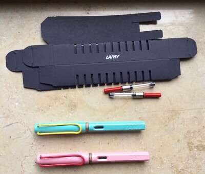LAMY 2er Set Safari: Pina Colada + Cherry Blossom, inkl. Konverter ...