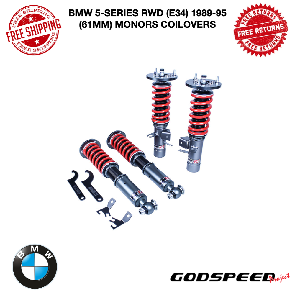 Godspeed Project MonoRS Coilover Damper Kit For 1989-1995 BMW 5-Series ...