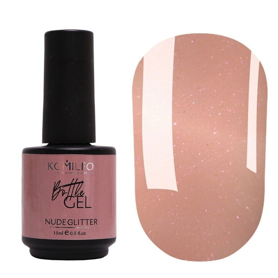 KOMILFO BOTTLE GEL Thin and Weakened Nail Plate Gel Nail Polish Gel ...