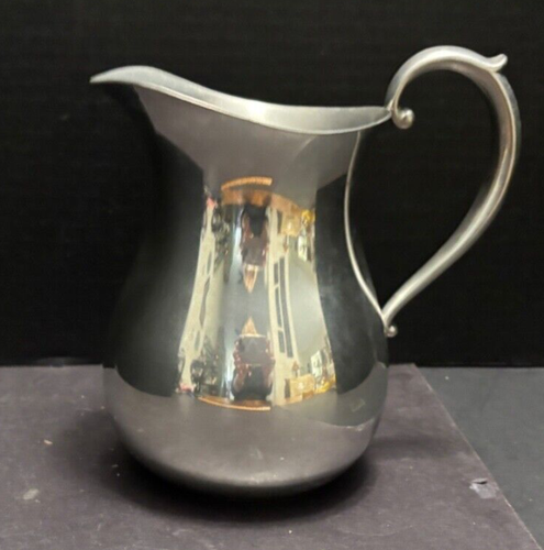 Cartier Pewter Pitcher 2091 Bar Ware 1.25 Quart Classic Form 6.5" | eBay