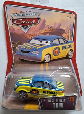 Disney Pixar The World of Cars - Race Official Tom # 57 - Mattel New In ...