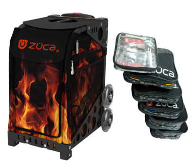 Zuca Blaze Sport Insert Bag Black Frame with Flashing Wheels and ...
