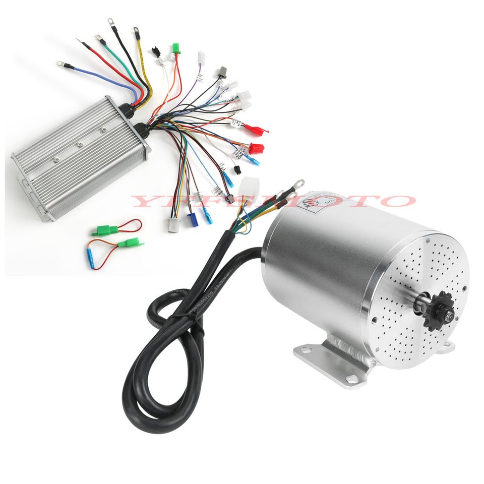 60V 2500W Brushless Electric Motor Full Kit Go Kart Golf Cart 4 Wheeler ...