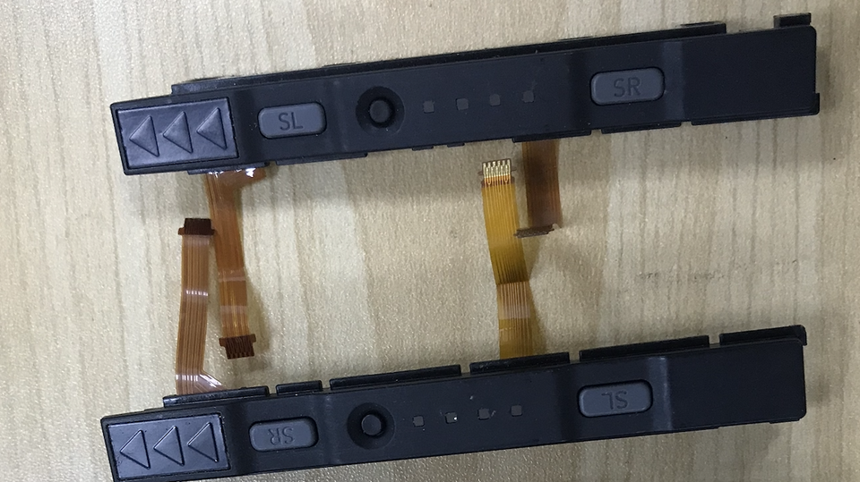 Complete Nintendo Switch Joy-Con Rails Set W/ Flex SL SR Button Rail ...