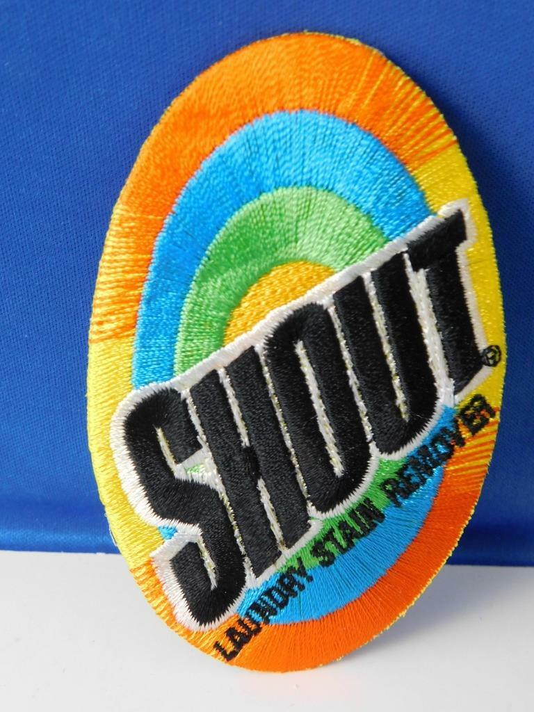SHOUT LAUNDRY STAIN REMOVER SOAP VINTAGE PATCH HAT VEST BADGE ...