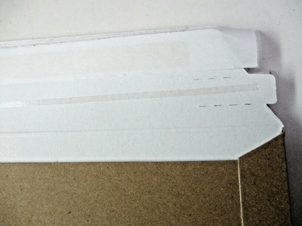 5 Rigid Photo Mailers 9 X 11-1/2" Stiff Stay Flat Self-Seal Cardboard ...