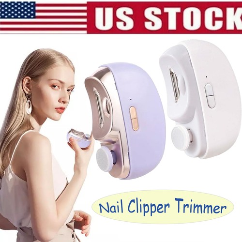 Professional Electric Nail Clipper Automatic Thick Toe Nails Trimmer ...