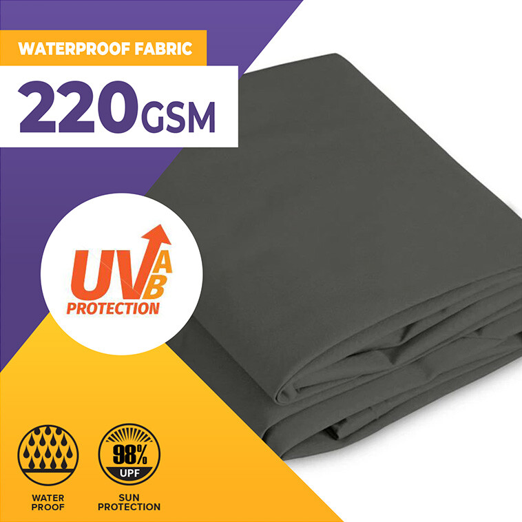 WATERPROOF SHADE SAIL RECTANGLE BLACK 2mx4m 4mx2m SUN 2x4 4x2 4x2m 2x4m ...
