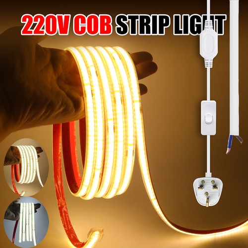 220V-240V Neon COB LED Strip Lights IP67 High Density Selfadhesive ...