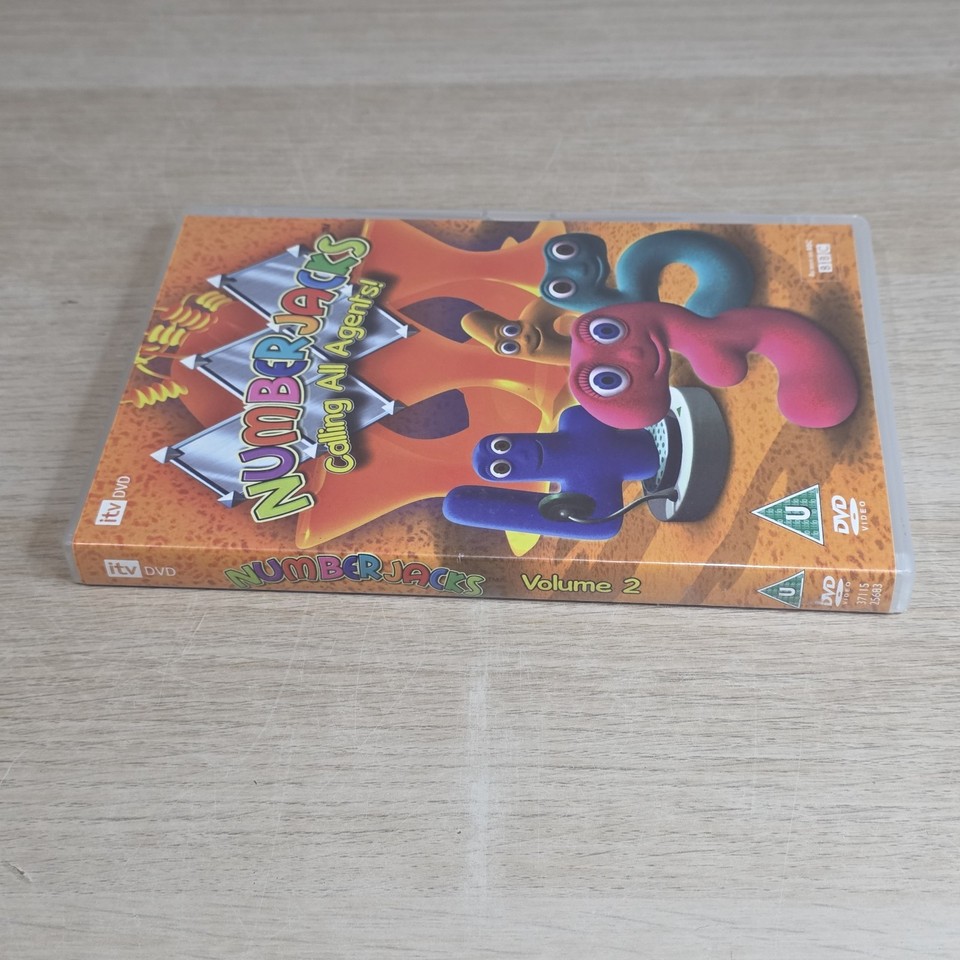 Numberjacks Calling All Agents DVD Region 2 PAL iTV Kids Eductional ...