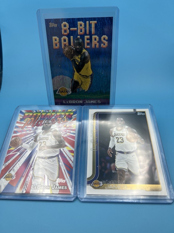 2025-26 Topps - 8-Bit Ballers LeBron James Holofoil Combo Las Angeles ...