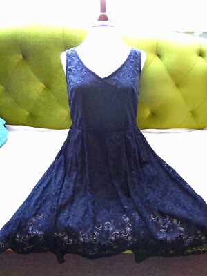 Torrid LBD Black Lace Dress V-neck Gothic Goth Nugoth Cocktail Evening ...