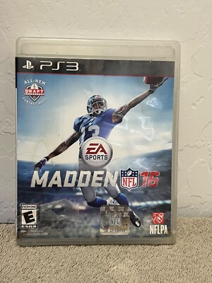 Madden NFL 16 PS3 PlayStation 3 Tested working 14633368567| eBay