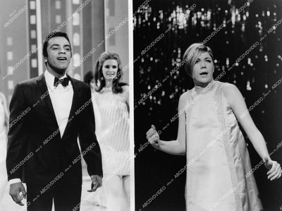 crp-45292 1968 musician singers Johnny Mathis & Lana Cantrell TV ...