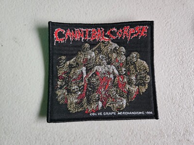 CANNIBAL CORPSE, SEW ON BLACK BORDER WOVEN PATCH | eBay