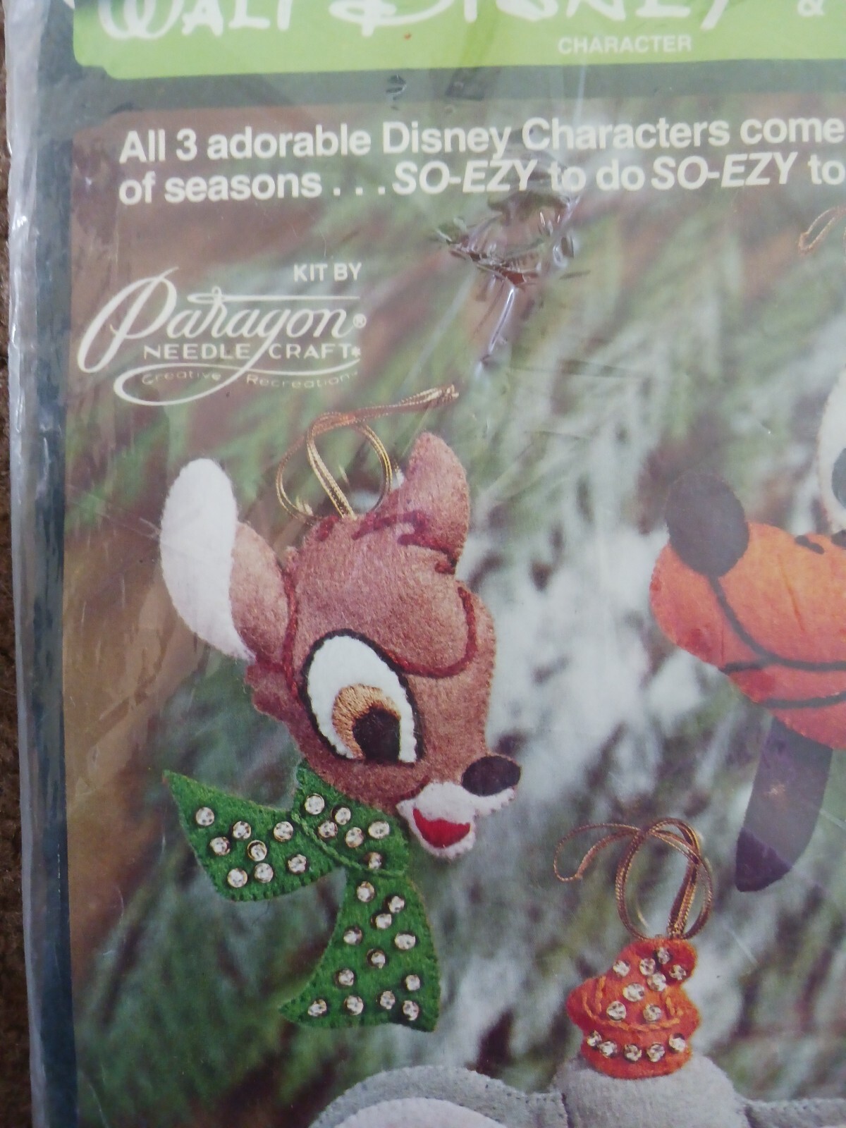Walt Disney 6294 Paragon Ornament kit Bambi Pluto Dumbo new in package ...