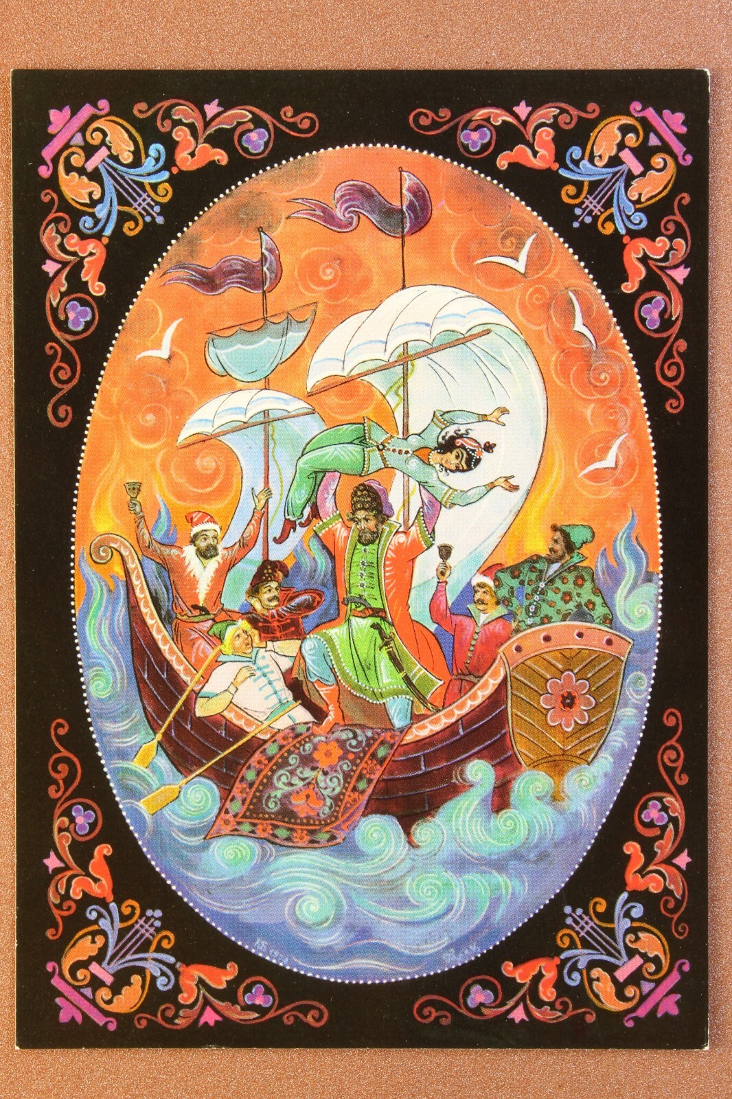 Stepan RAZIN. Murder of a Persian princess. Ship. VOLGA. Russian ...