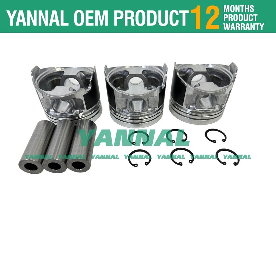 For Yanmar 3TNV80F 3TNV80 engine Rebuild Kit piston ring cylinder liner ...