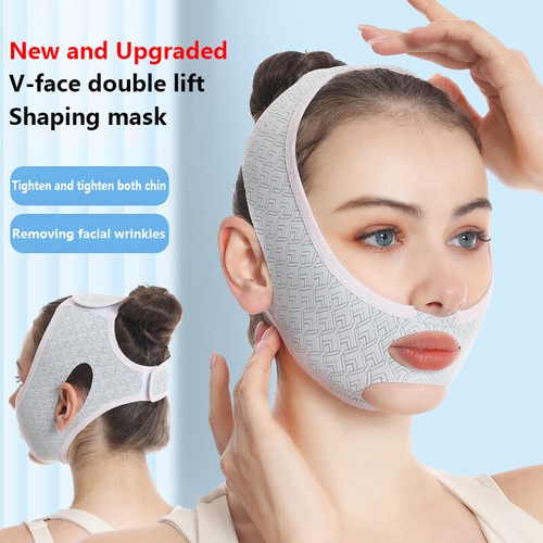 V Face Lift Slim Strap Belt Double Chin Reducer Anti Wrinkle Bandage ...
