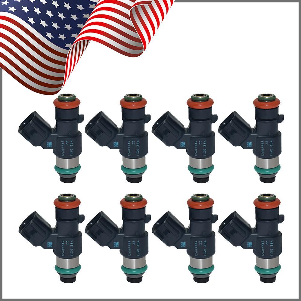 8X 12609749 Fuel injector Nozzle for 09-14 Cadillac Chevrolet GMC 6.2L ...